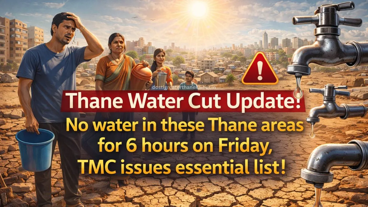 Thane Water Cut Update: No water in these Thane areas for 6 hours on ...